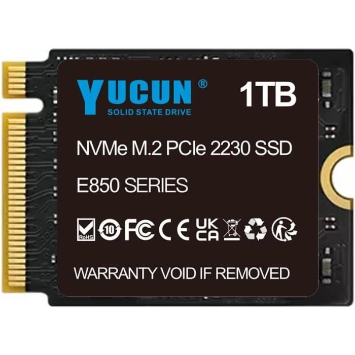1Tb M.2 2230 Nvme Ssd Pcie 1 To Disque Dur Solide Compatible Avec Steam ...