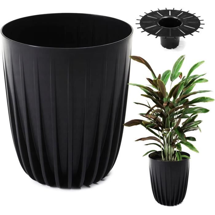 Pot de fleur haut Ø 39 cm, grand pot d'extérieur, balcon, pot de fleur ...