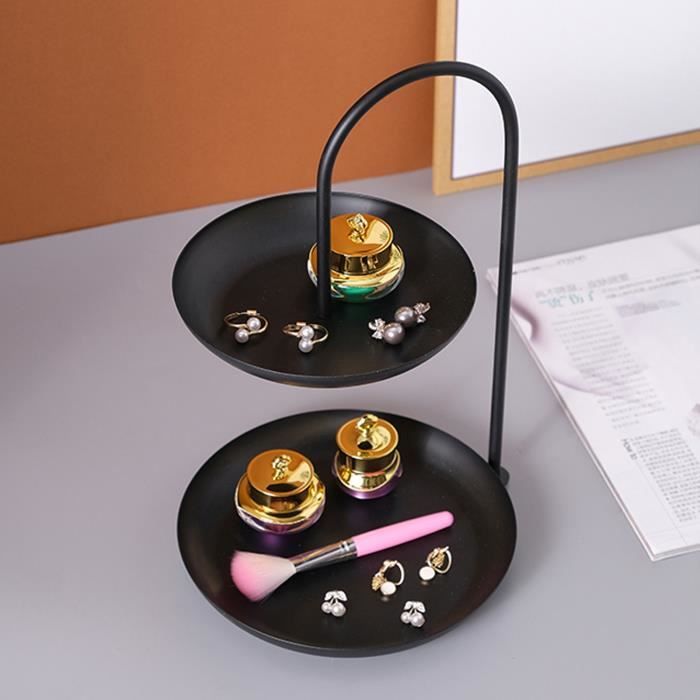 FHE-Support à desserts Présentoir à Dessert Support à Fruits Rond 2 ...