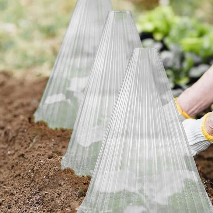 Lot de 20 cloches pour plants - Jardin Cloche de Serre Réutilisable ...