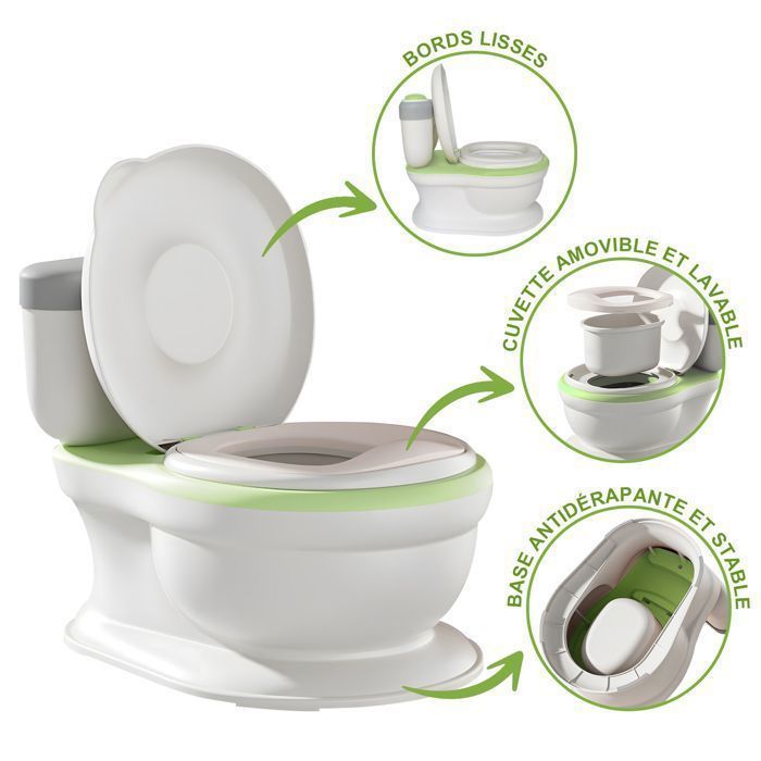 Pot Bébé Toilette, Apprentissage Propreté Enfants Garçon et Fille ...