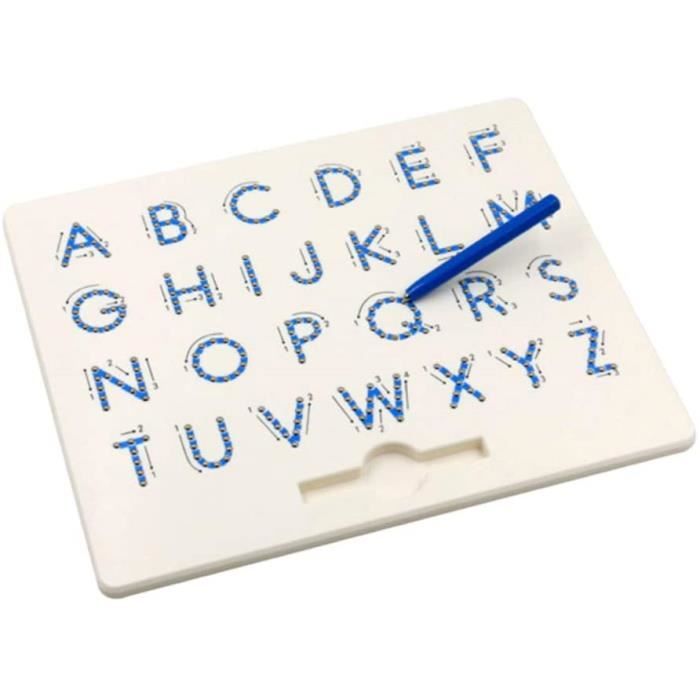 Lettre Magnétique Tableau de Traçage Alphabet Majuscule Planche à ...