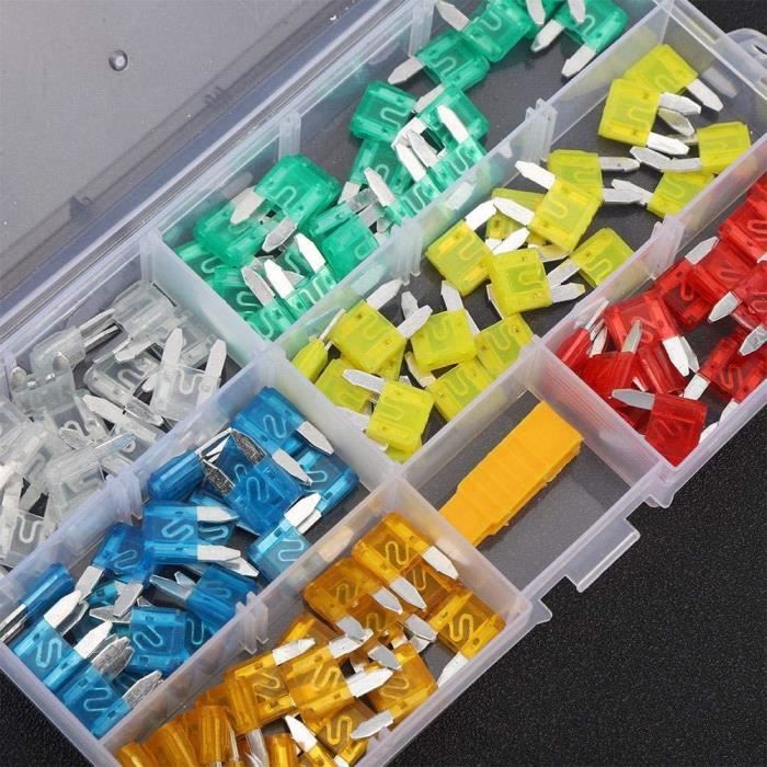 120 pcs Fusibles à Lame Fusibles Assortiment Kit Insérer Type S Auto Voiture Camion Lame ...