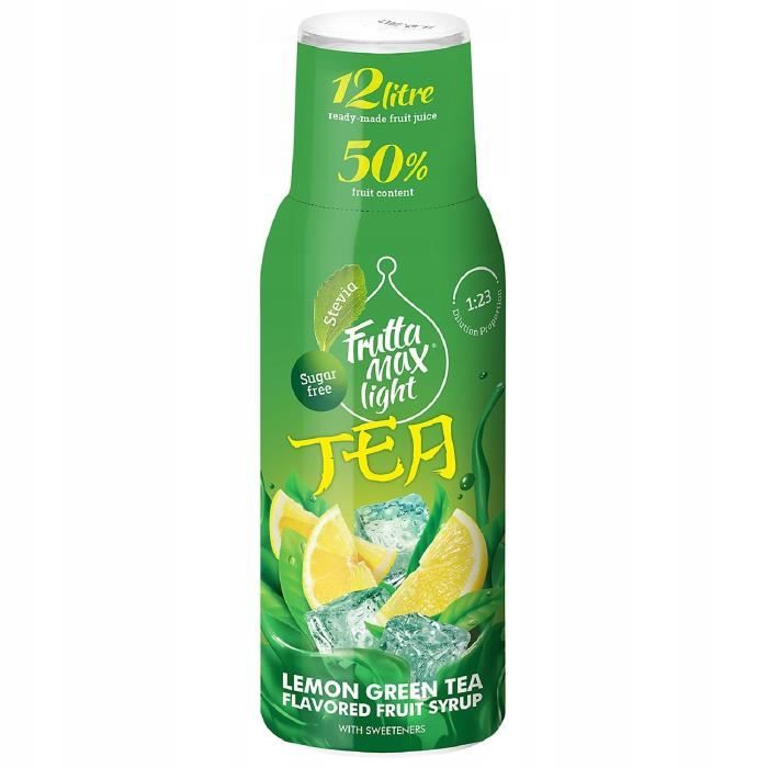 Sirop concentré - FruttaMax - Abricot et Ice Tea Vert - Sans sucre ...