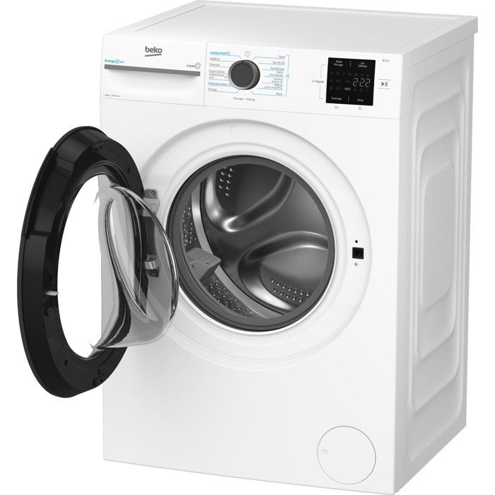Lave-linge hublot BEKO BMEDWFT38411 - 8 kg - Induction - L60cm - 1400 ...