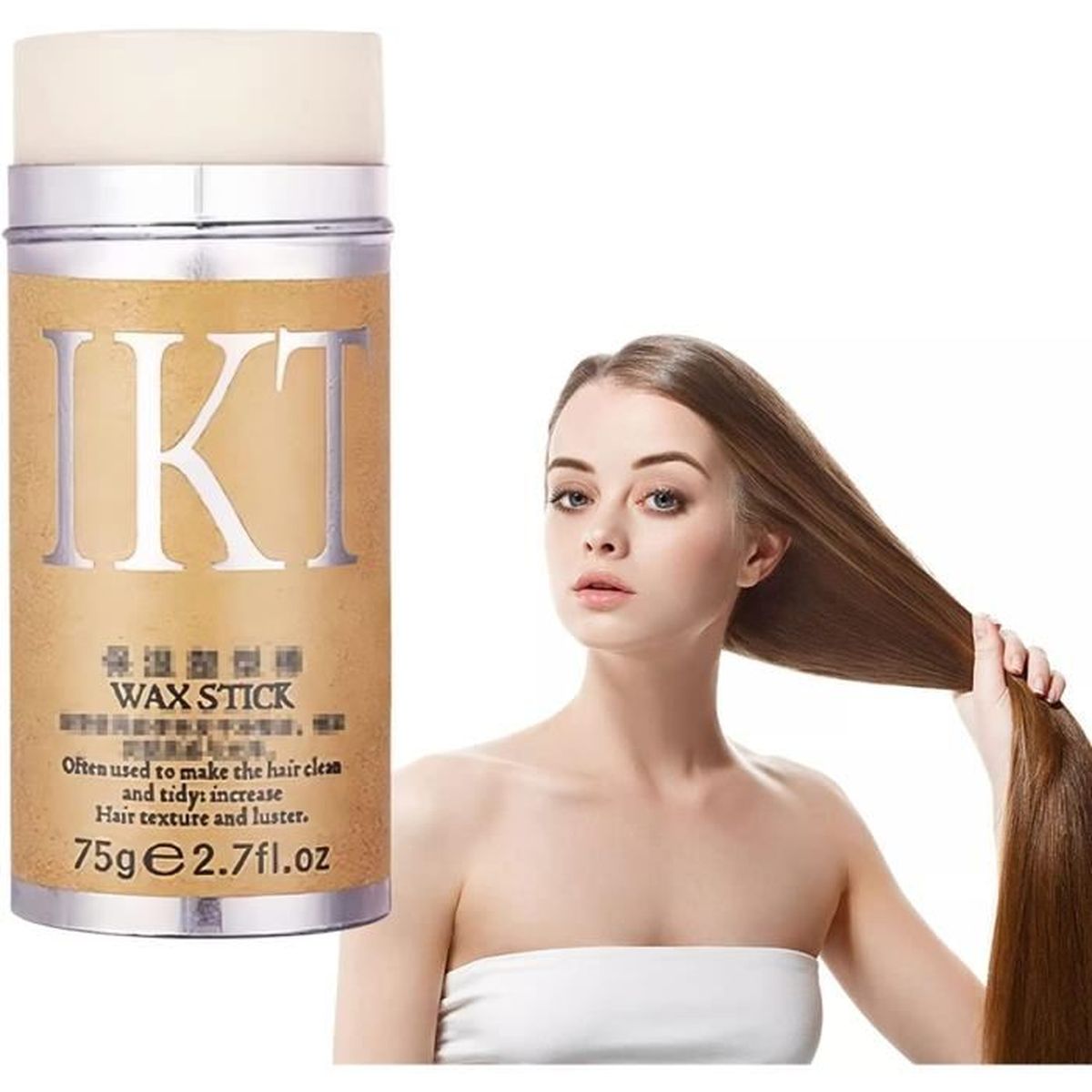 Bâton de Pommade Capillaire,Bâton de Cire Coiffante,Wax Stick pour ...
