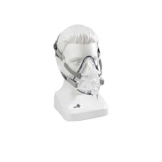 MASQUE NOIR NUIT,facial complet BMC F1A avec Clips de casque pour CPAP ...