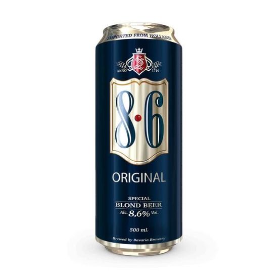 8.6 - Original - Bière blonde - Canette - Alc. 8,6 % Vol. 50cl - La ...