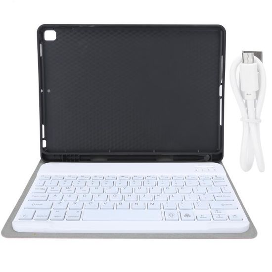 Clavier de tablette - TMISHION - Modèle rétroéclairé - Bluetooth - Or ...