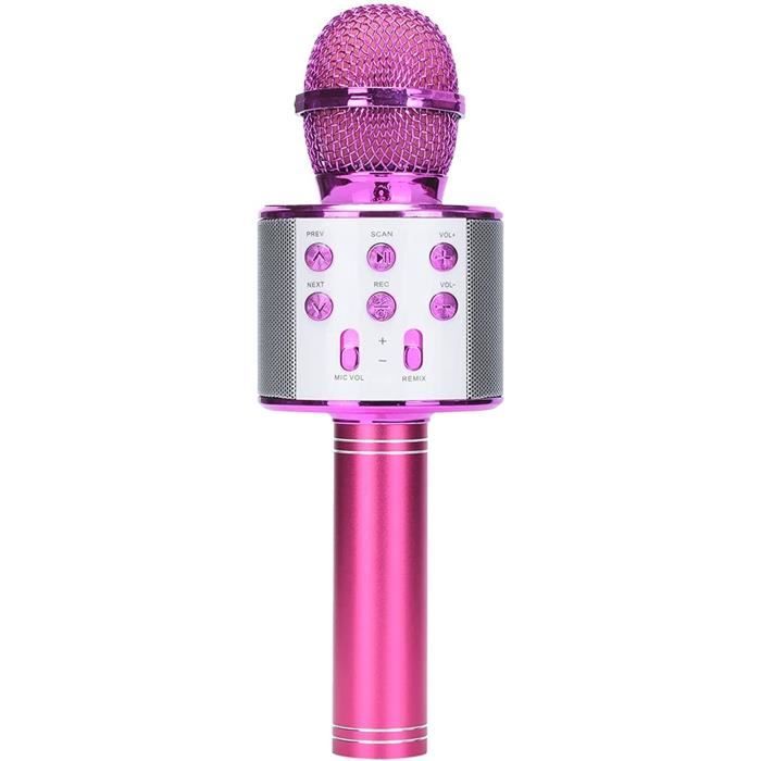 Micro sans fil pour chanter portable bluetooth karaoké microoke haut ...