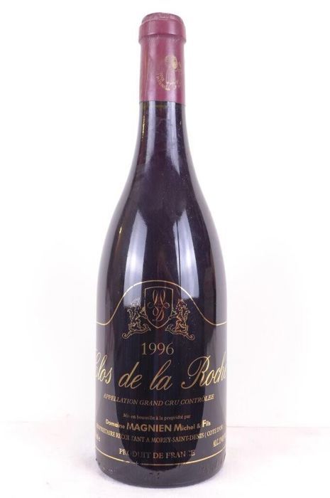 Clos de la roche michel magnien et fils grand cru rouge 1996 ...