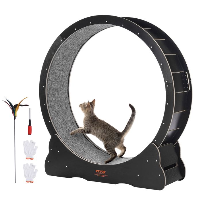 Roue d'Exercice pour Chat-VEVOR-1100 mm Grande Roue de Course d ...