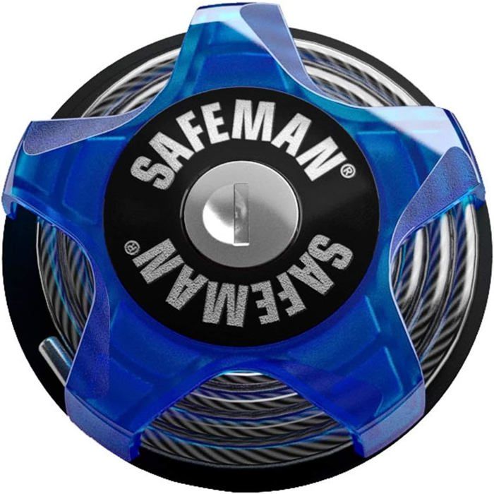 Safeman Skiing, Snowboarding and Bike Cable Lock - Multi-function Lock ...