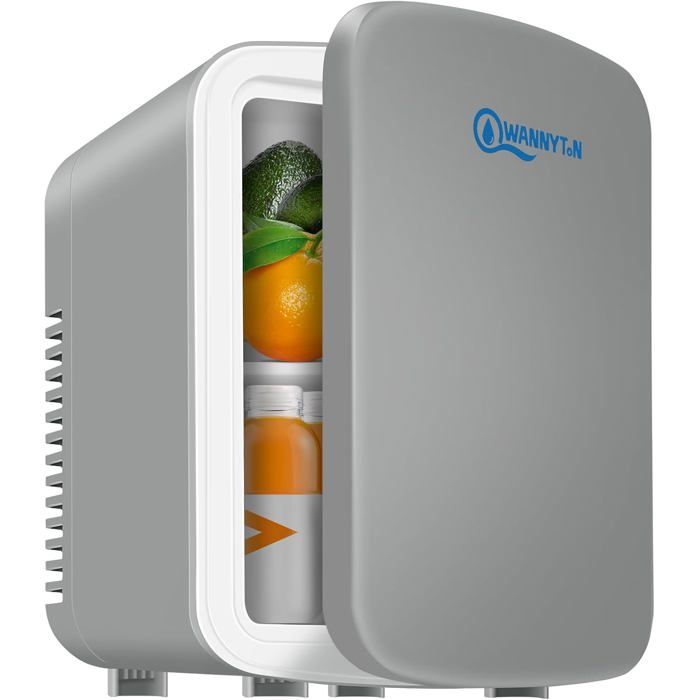 WANNYTON 4L Mini Frigo, Petit Réfrigérateur Portable, Réfrigérateur ...