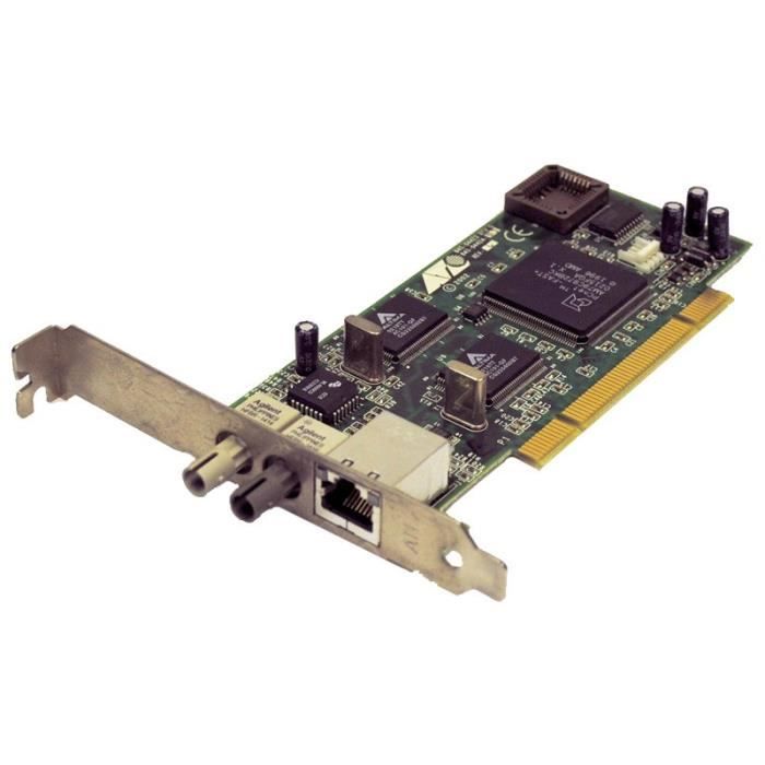 Carte Adaptateur Réseau RJ45 ATI AT-2450FTX 10/100 Ethernet PCI Fibre ...
