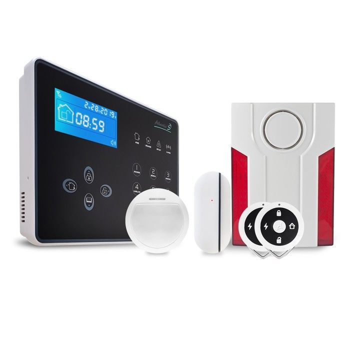 Alarme maison sans fil NEOS - Kit 1 (MD-334R) - Atlantic'S - Cdiscount Bricolage