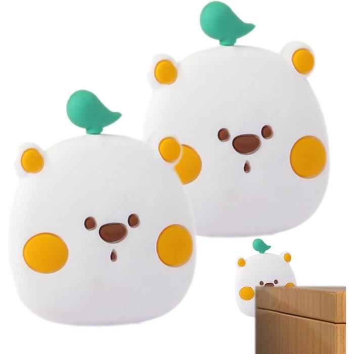 Mur Les Boutons De Porte - 2 Murs Pour Butée De Porte Avec Motif Animal ...