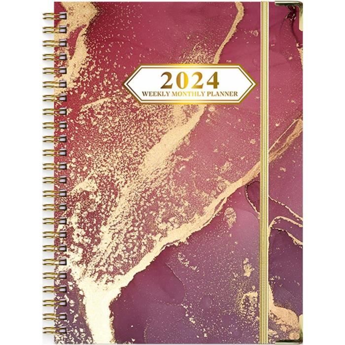 Calendrier Mensuel 2024 - Calendrier Mensuel 2024 - Agenda Mensuel Pour ...