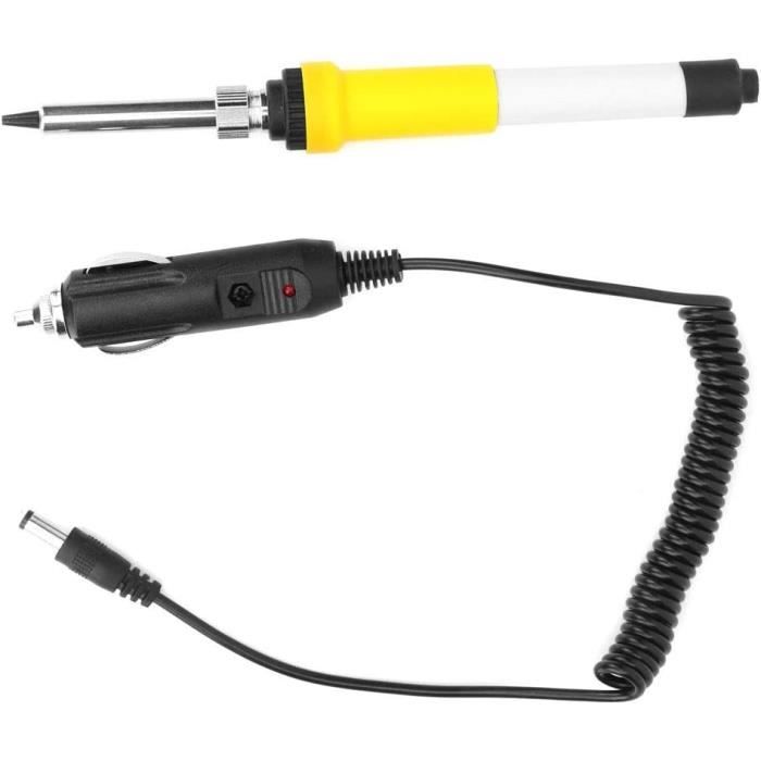 Fer à souder DC 12V,Fer à souder électrique 60W avec poignée en ...