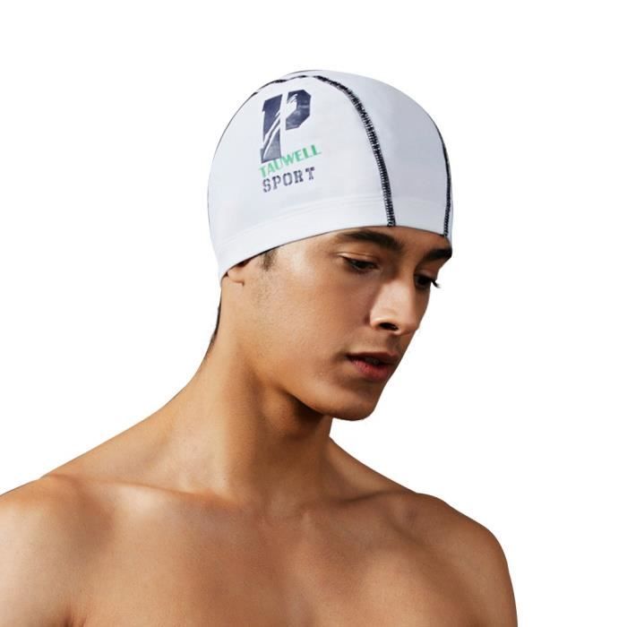 Couleur blanche Bonnet de bain étanche pour hommes, protection d ...