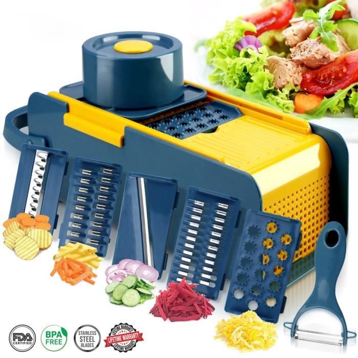 Econome,Trancheur de salade de pommes de terre,hachoir à légumes avec ...