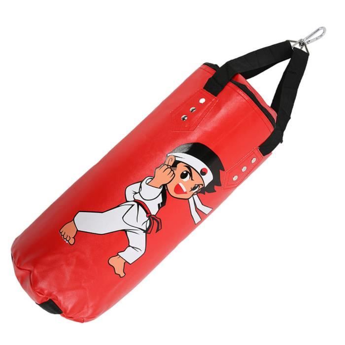 Tbest Sac de sable de boxe enfant Type de suspension de sac de sable de ...
