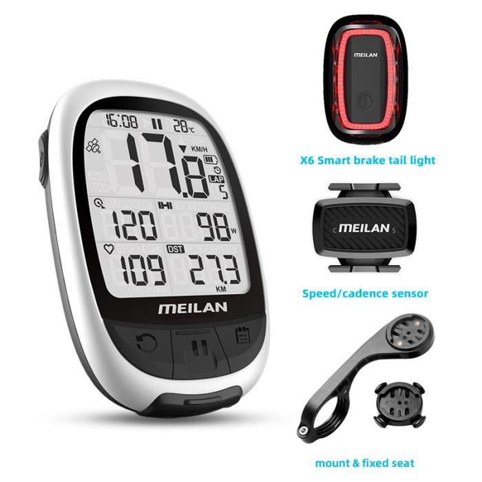 Compteur vélo,compteur de vélo ovale M2,Navigation GPS ANT +,connexion ...