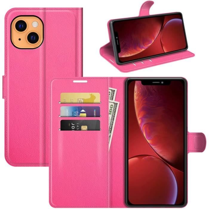 Coque Apple iPhone 13 Mini 5 4 Pouces PU Cuir Couverture Magnétique ...