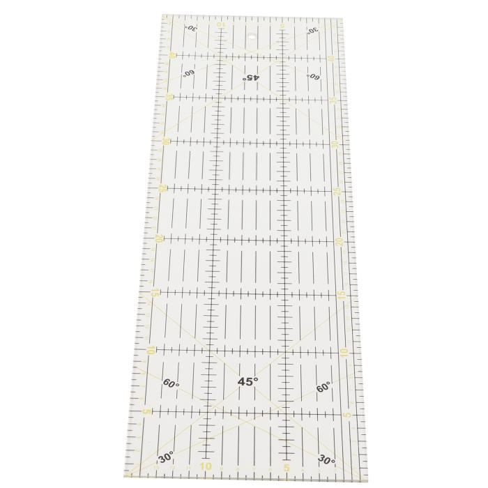 DWMD Règle De Tissu Règle De Couture Gain De Temps 17 7 X 5 9 Pouces ...