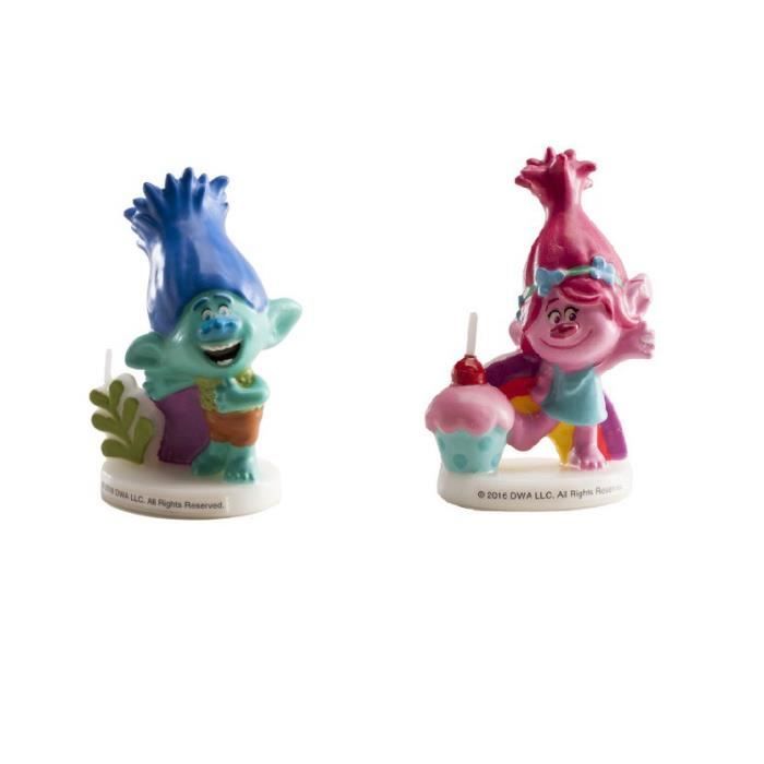 Bougie Trolls Troll - Déco Gâteau Anniversaire Enfant - Aleatoire - 864 ...
