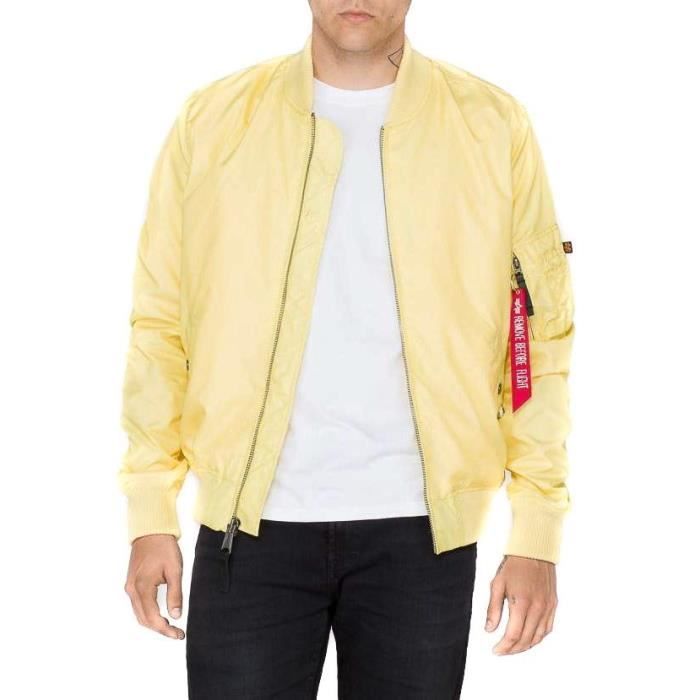 Bomber Alpha Industries MA-1 TT Jaune Jaune Jaune - Cdiscount Sport
