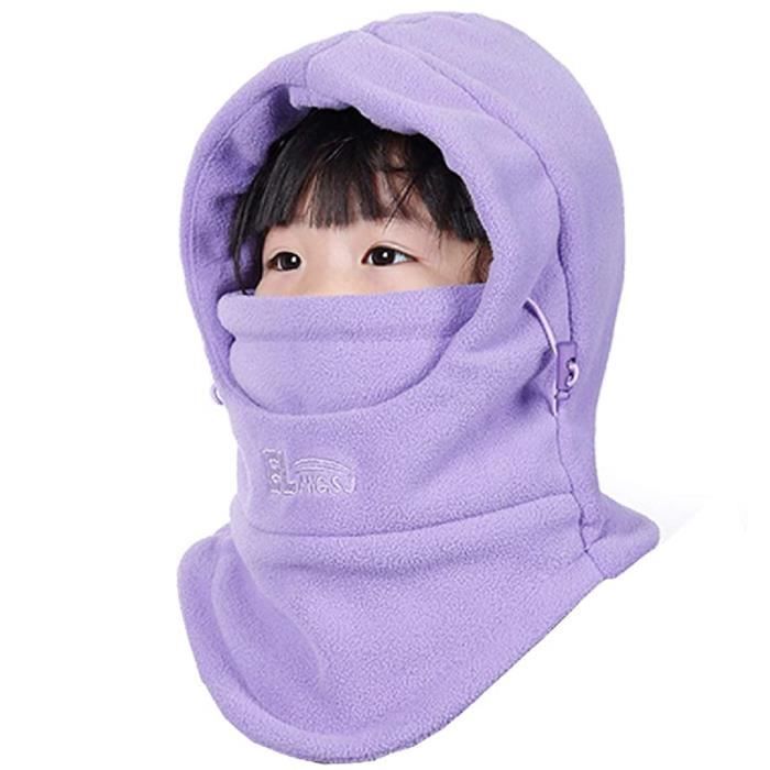 XJYDNCG Cagoule Enfant Hiver Chapeau Ski Cache Nez Cache Oreilles Tour ...