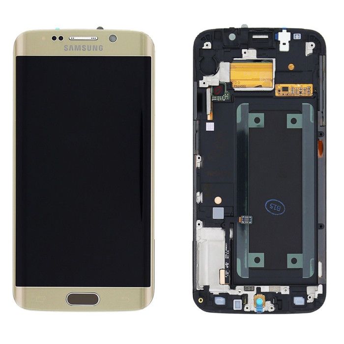 Lcd Touch Display écran original Gold or Samsung pour Galaxy S6 Edge SM ...