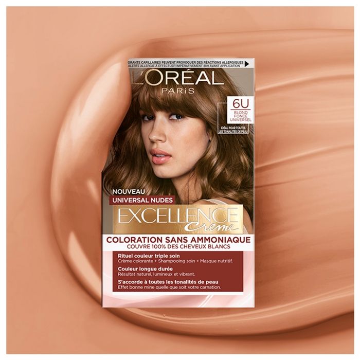 Coloration sans ammoniaque L'OREAL PARIS Excellence Crème 9U - Blond ...