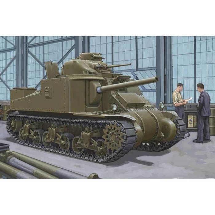 ILOVEKIT - Maquette Char M3a4 Medium Tank |i Love Kit|63518| 1:35 ...