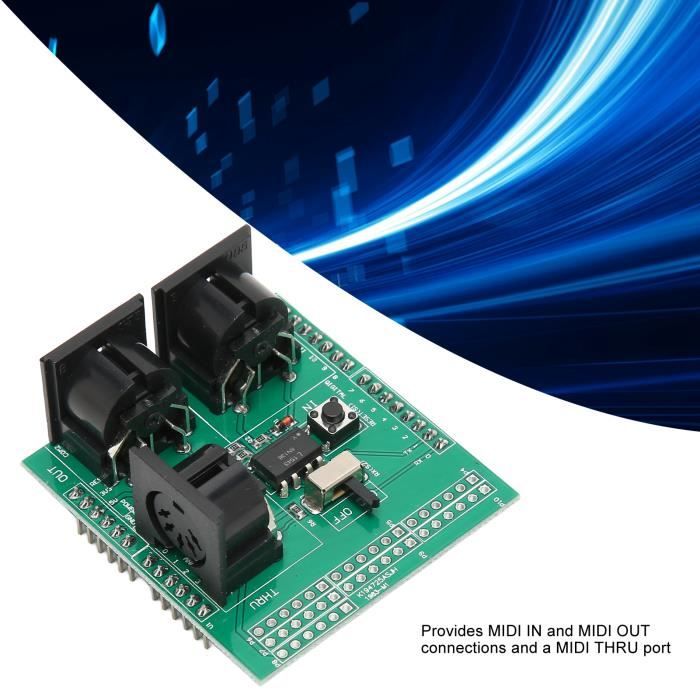 Vvikizy carte MIDI Vvikizy module série vers MIDI Carte adaptateur MIDI ...