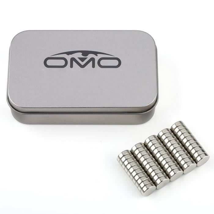 50pcs Petit Aimant Rond Cylindre 10mm X 3mm/0.39"*0.12" N35 Aimant ...
