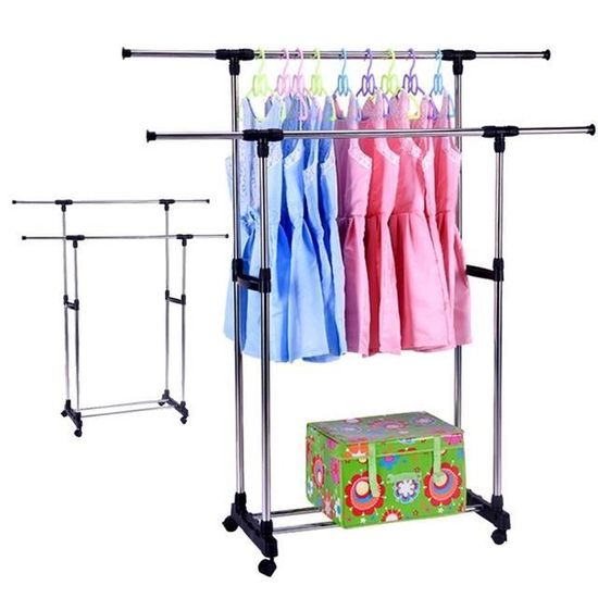 Porte-vêtements - Non spécifié - Réglable - Charge Max 30 kg - Avec ...