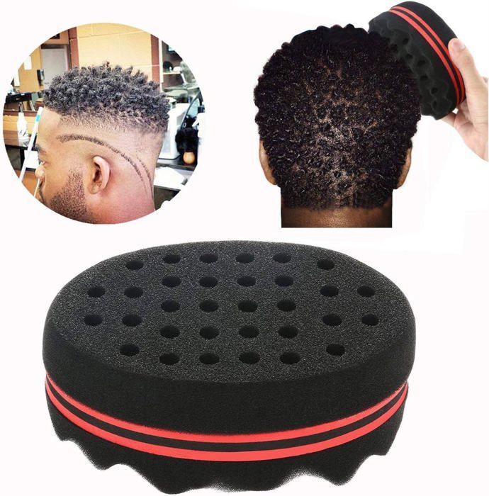 2pcs Brosse à Cheveux éponge, Eponge Twist pour Cheveux Naturels, Afro ...