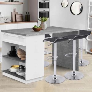 Îlot central mange debout 4 personnes - Cdiscount