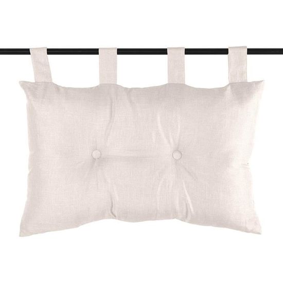 Bea Tête de Lit Polyester Lin 45 x 70 cm[141] - Cdiscount Maison