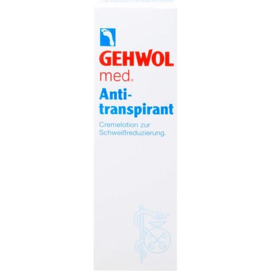 GEHWOL med Antitranspirant Cremelotion zur Schweißreduzierung, 125 ml ...