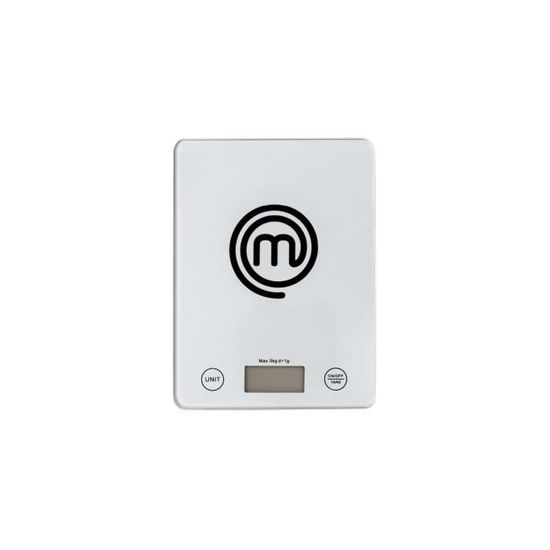 MasterChef Balance de Cuisine, Pese Aliment Cuisine Electronique, Verre ...