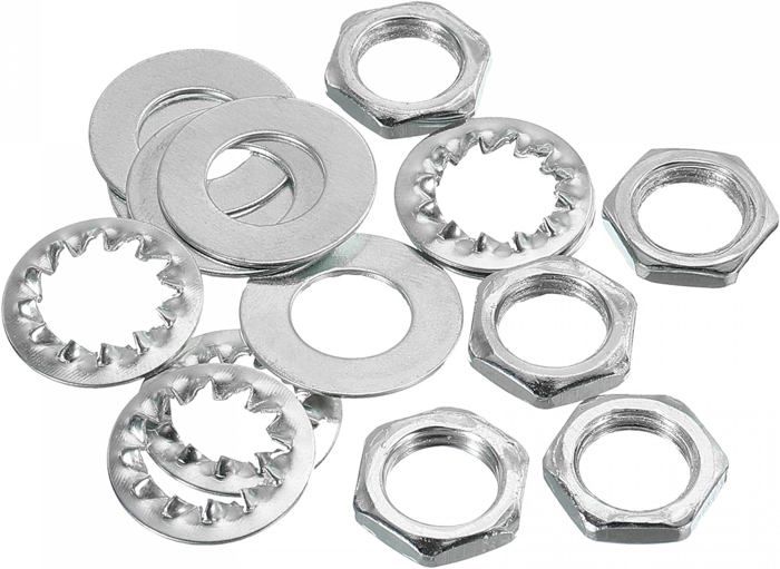 Lumiere Tube Fileté Encoches Écrous Avec Rondelles M10 Vis Filetage ...