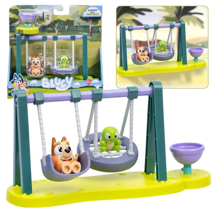 Bluey Bingo Jeu de figurines Turtleboy Playground, figurines, pièces ...