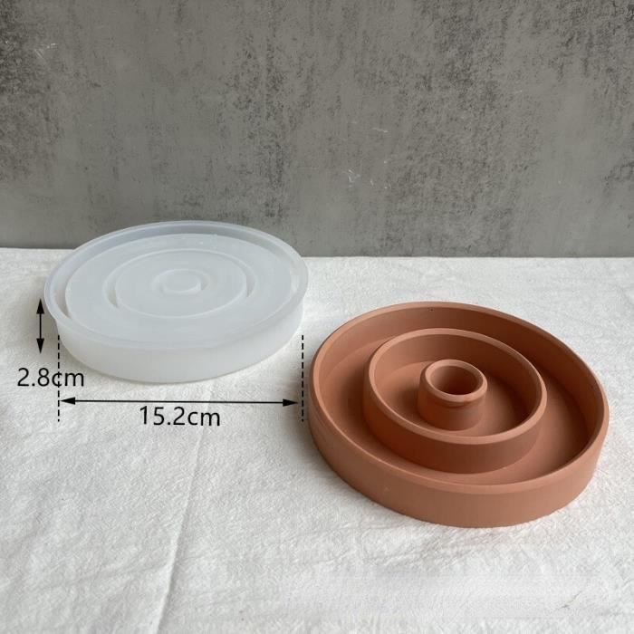 Moule à modeler - masse,Moule de boîte de rangement en silicone pour ...
