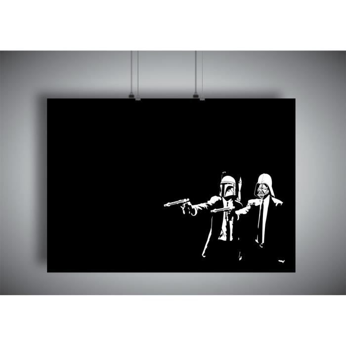 Poster STAR WARS PULP FICTION Art - A3 (42x29,7cm) - Cdiscount Maison