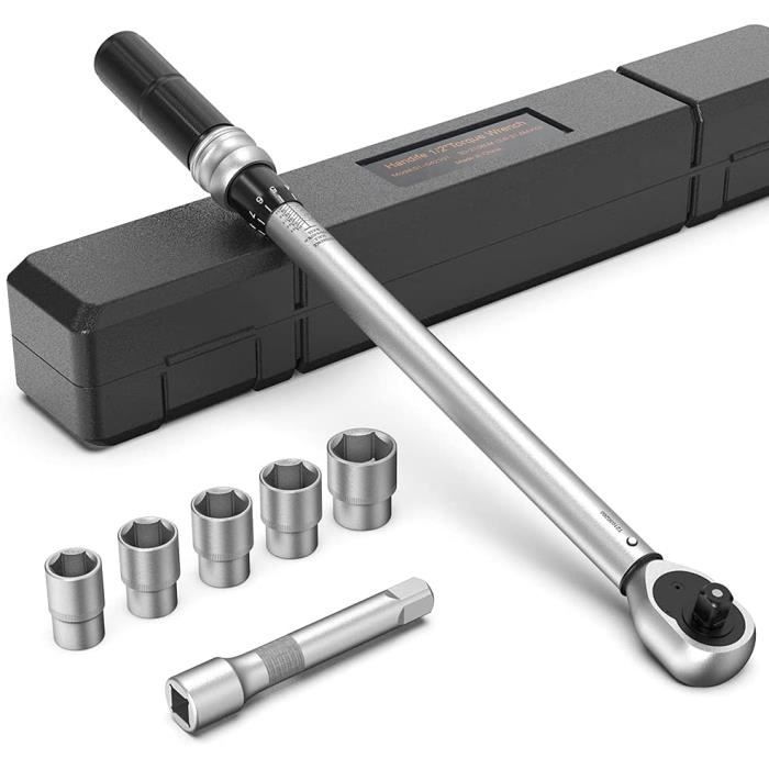 Clé Dynamométrique 1-2 pour Voiture 30-210 NM Haute Précision ±4% ...