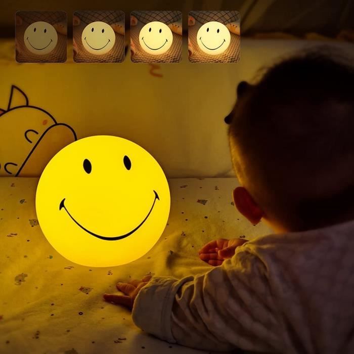 Veilleuse Enfants Led, Lumière De Nuit Rechargeable Usb, 15Cm Lampe ...