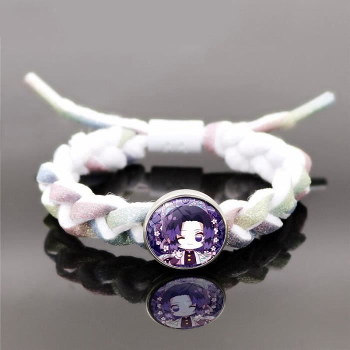 Bracelet tressé Demon Slayer - AUTREMENT - White-7 - Cosplay cadeaux ...